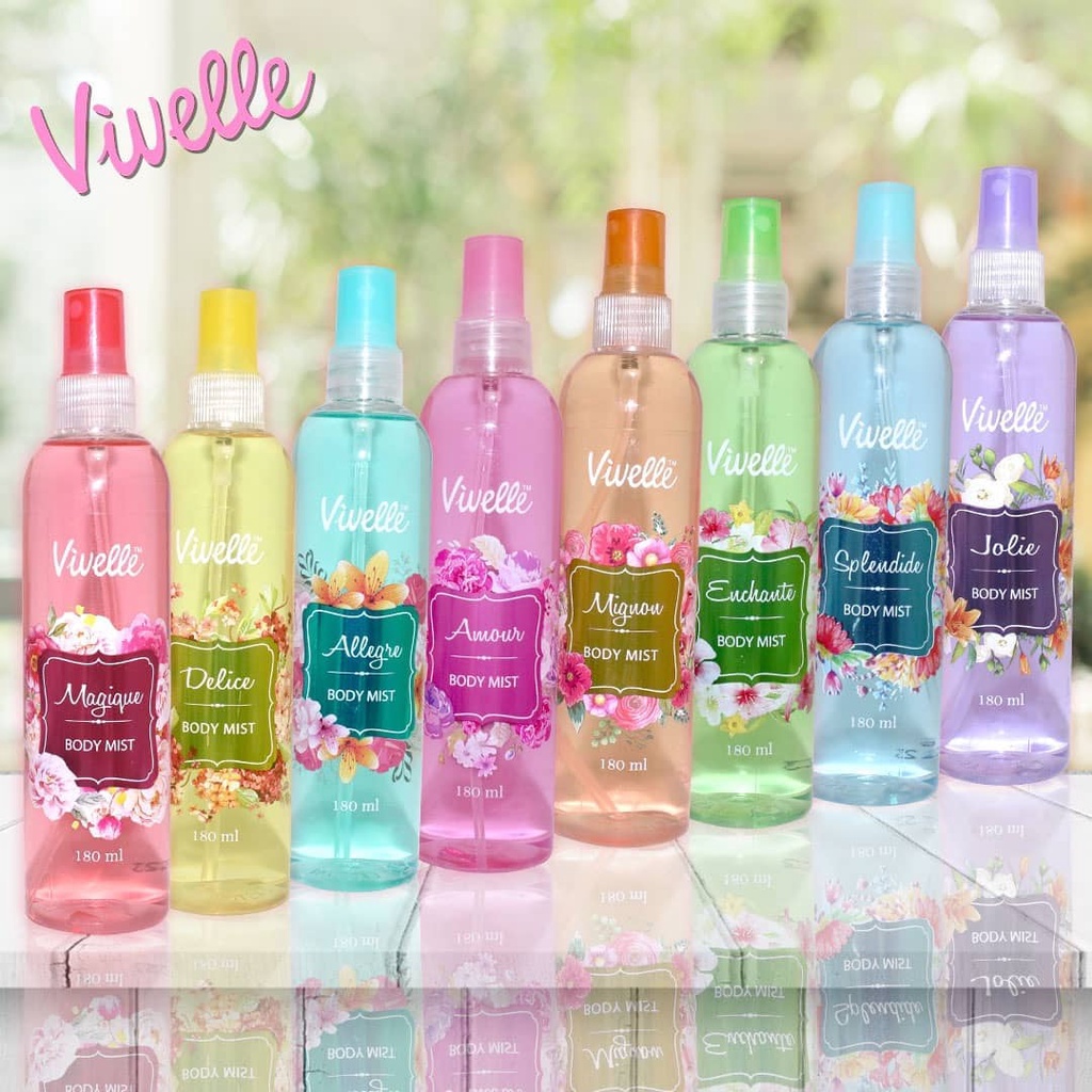 Jual Vivelle Parfum Body Mist 100ml | Shopee Indonesia