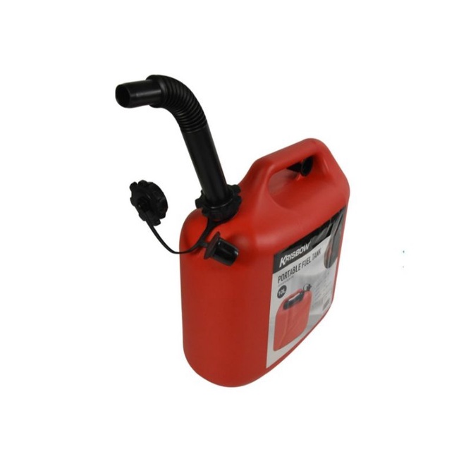 Jual Krisbow jerry can jerigen 10liter - merah kuning | Shopee Indonesia
