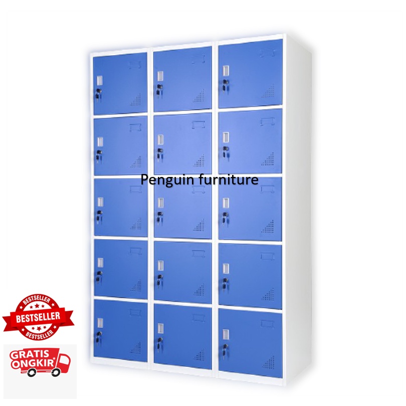 Jual Lemari besi Loker / Locker 12 Pintu Murah/(door steel locker ...
