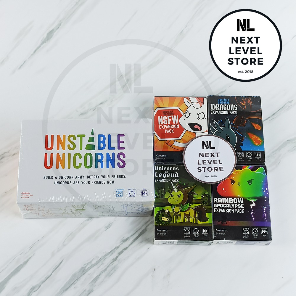 Jual Unstable Unicorn Unicorns Series Complete Set Expansion Family ...