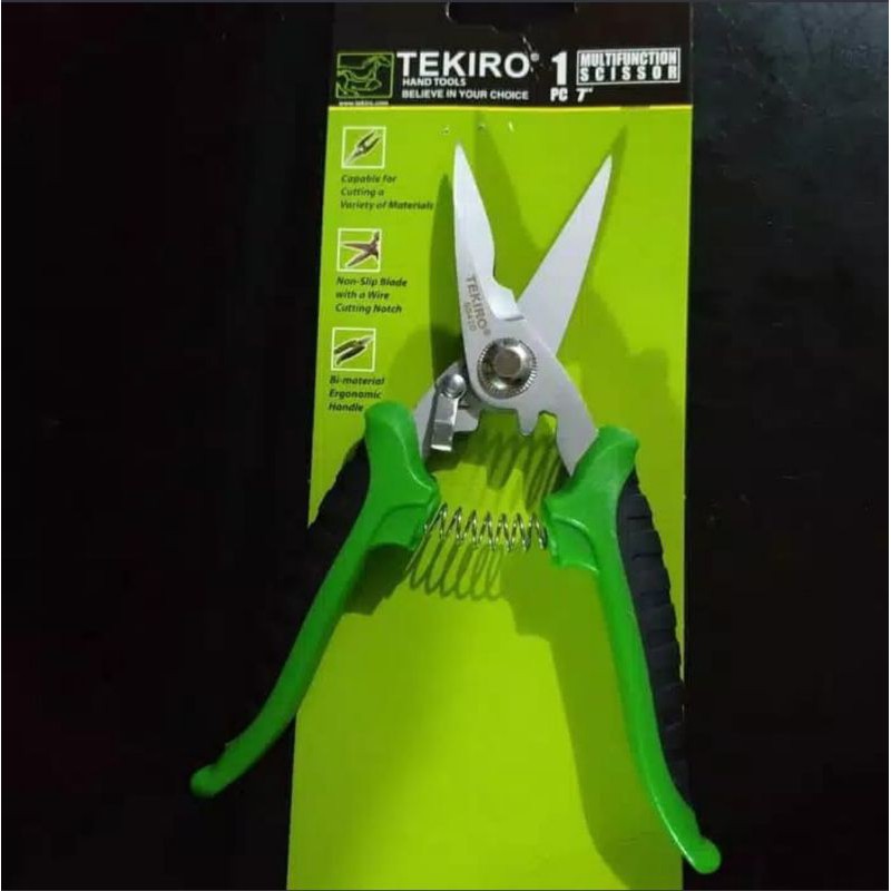 Jual Tang Potong Gunting Seng Gunting Multifungsi Tekiro | Shopee Indonesia