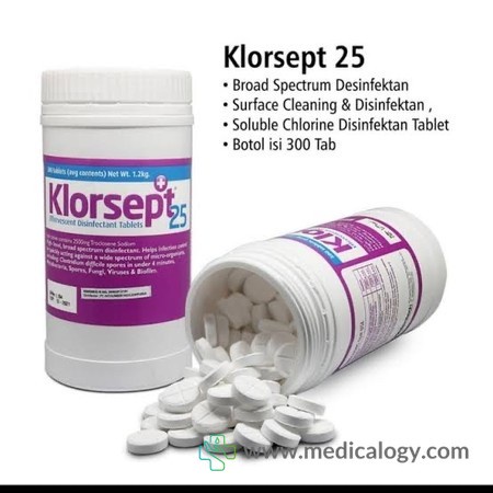 Jual Klorsept 25 Antiseptik Tablet Desinfektan | Shopee Indonesia