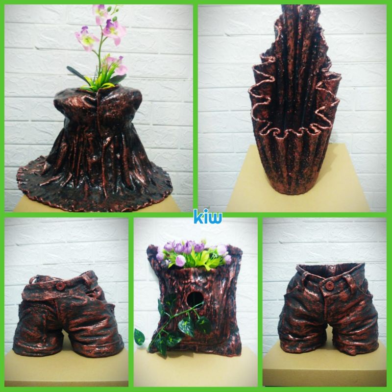 Jual vas bunga material daur ulang | Shopee Indonesia