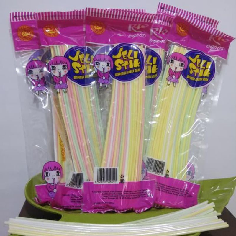 Jual Craft Ceedar Permen Jelly Stick/ Permen Sedotan/ Jeli Stik Panjang ...