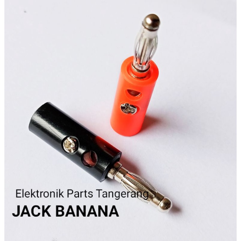 Jual JACK BANANA (SATU PASANG) JACK AUDIO JACK SALON SOKET BANANA SOKET ...