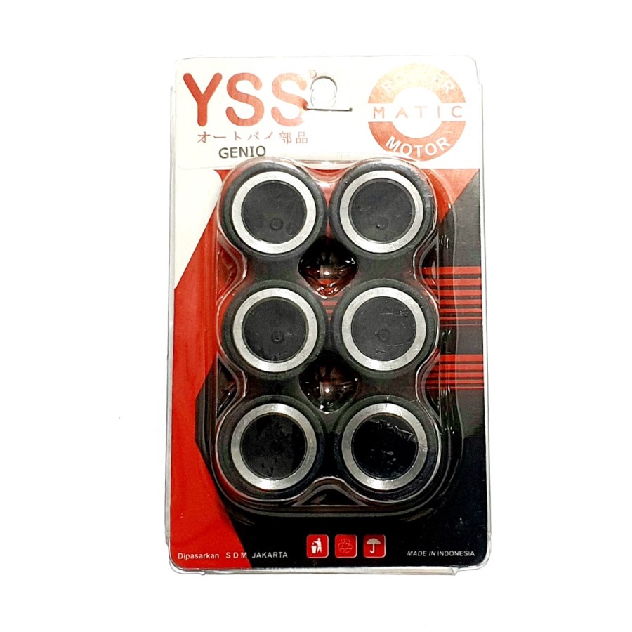 Jual ROLLER ROLER SET YSS GENIO / BEAT NEW DELUX - 15 GRAM | Shopee ...