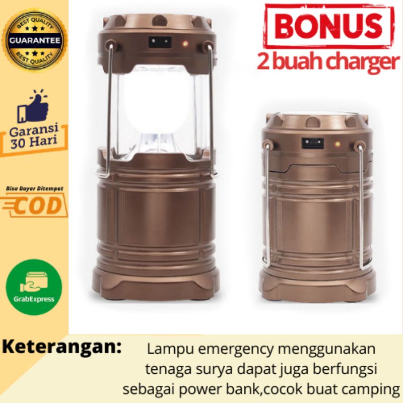 Jual Lampu Camping Emergency Lentera Tenaga Surya | Shopee Indonesia