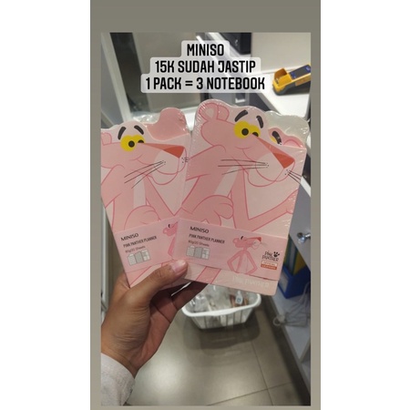 Jual MINISO PINK PANTHER PLANNER NOTEBOOK BUKU NOTE | Shopee Indonesia