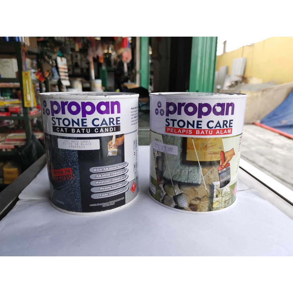 Jual Propan STONE CARE 1 Liter Cat Pelapis Dinding Batu Alam GLOSS dan ...