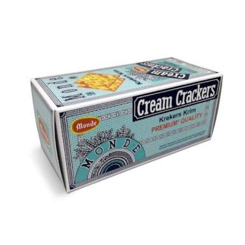 Jual MONDE CREAM CRACKERS 180 GRAM / BISKUIT KREKERS KRIM / MAKANAN ...