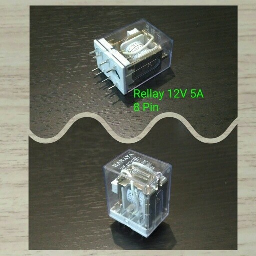 Jual Rellay 12V 5A Relay rilei 8 Pin kaki | Shopee Indonesia