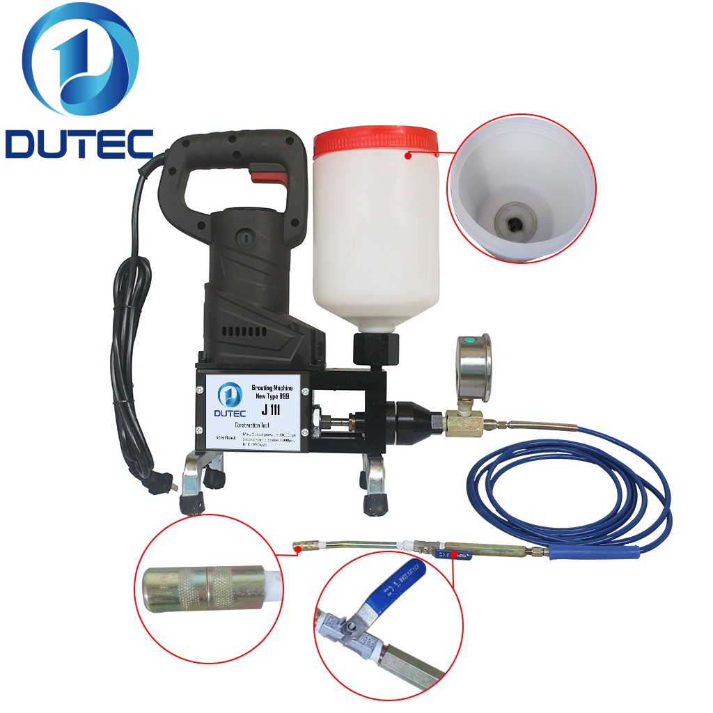 Jual DUTEC MESIN INJEKSI PU, EPOXY ALAT INJEKSI BETON GROUTING MACHINE ...