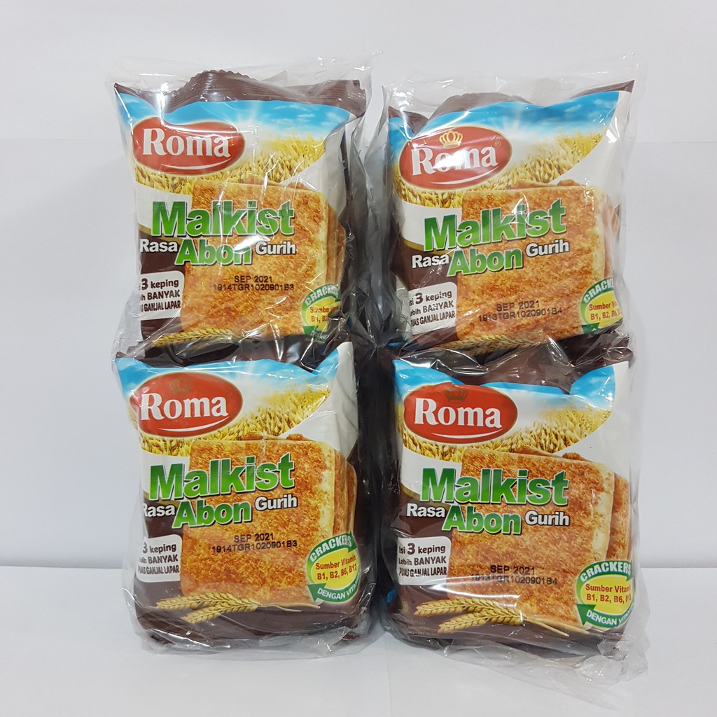 Jual Roma Malkist Abon Renceng 21gr Isi 20 Pcs /Snack/Camilan/Biscuit ...