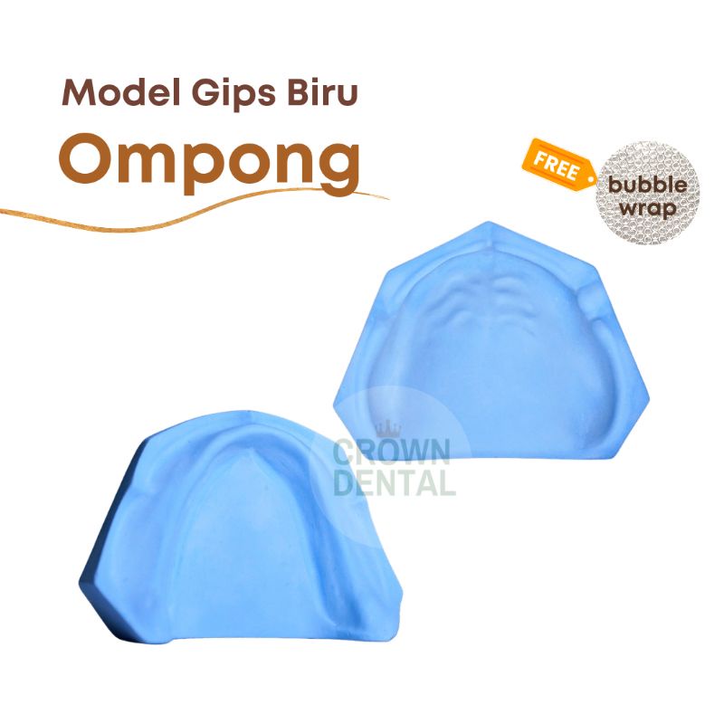 Jual Model Gips Stone Biru Edentulous / Ompong | Shopee Indonesia