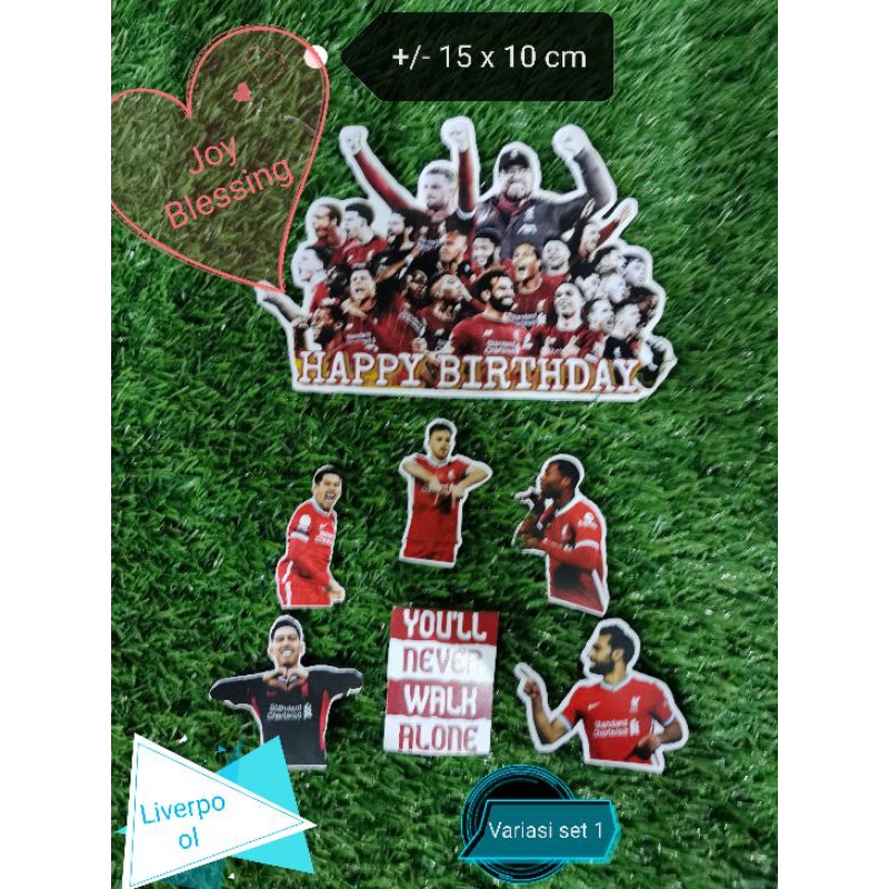 Jual TOPPER BIRTHDAY SOCCER LIVERPOOL (sepak bola)/TOPPER BOLA | Shopee ...