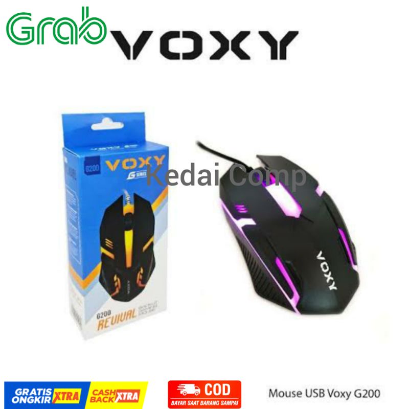 Jual Mouse Gaming USB Voxy G200 RGB KABEL - WIRED | Shopee Indonesia