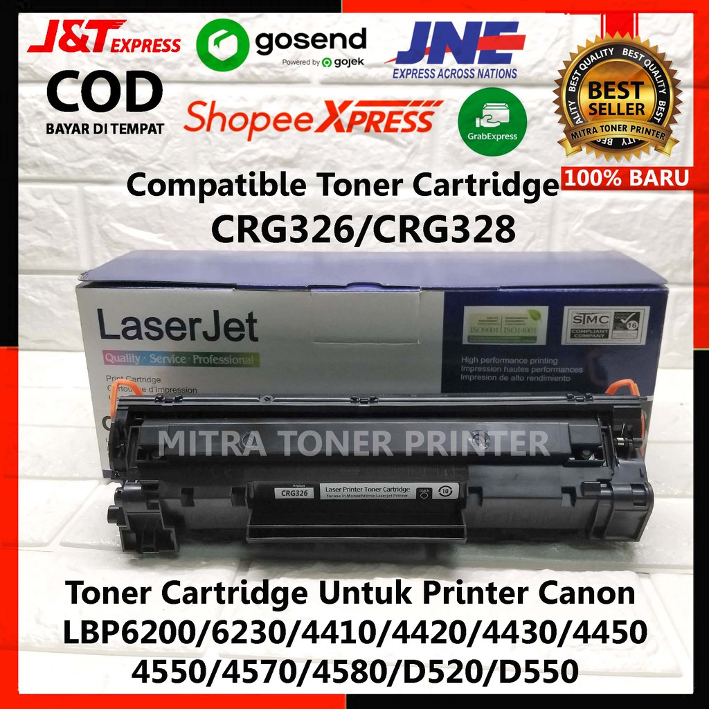 Jual Toner Cartridge Compatible CRG326/328 untuk printer Canon LBP 6200 ...