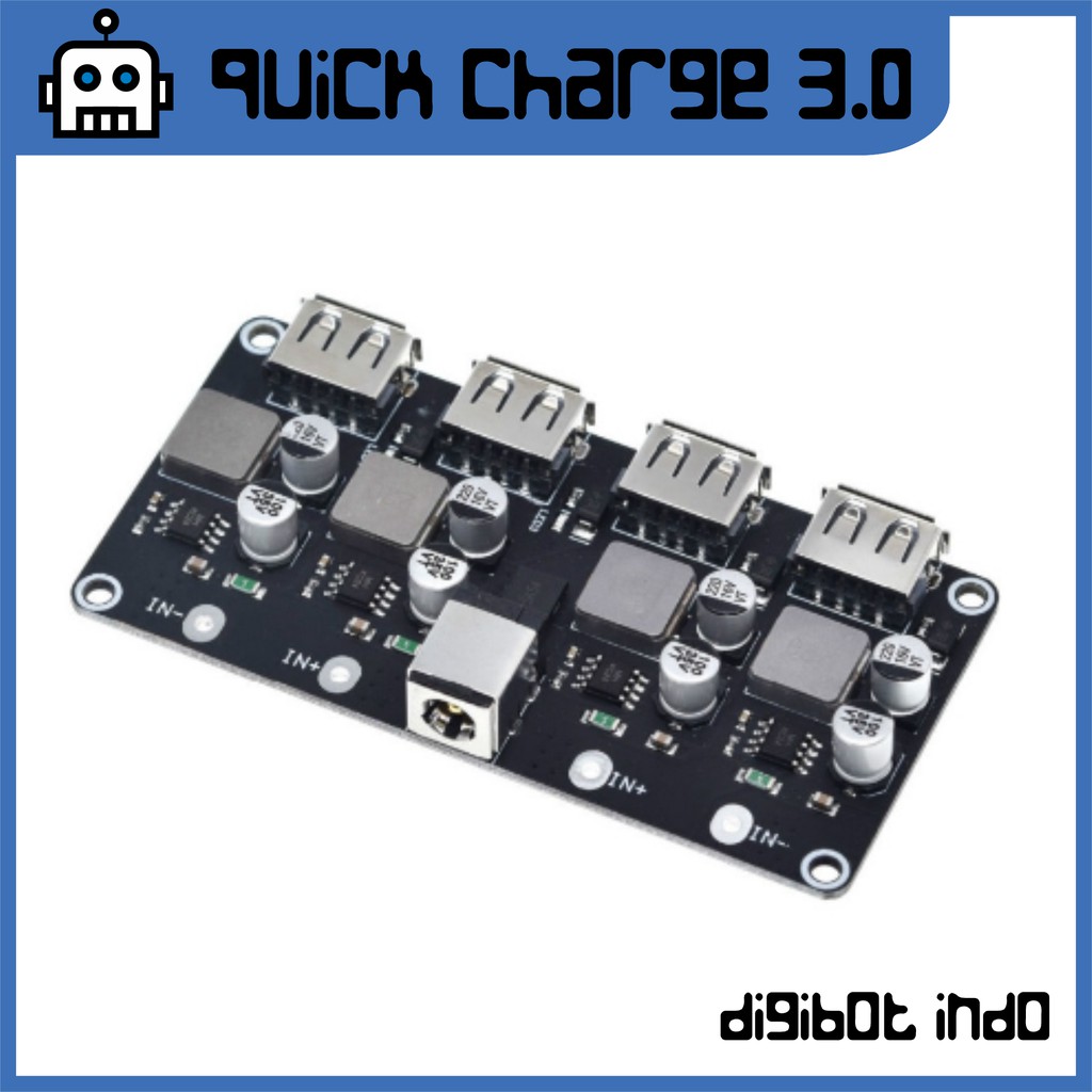 Jual USB Fast Charging QC Module - 4 port Quick Charge | Shopee Indonesia