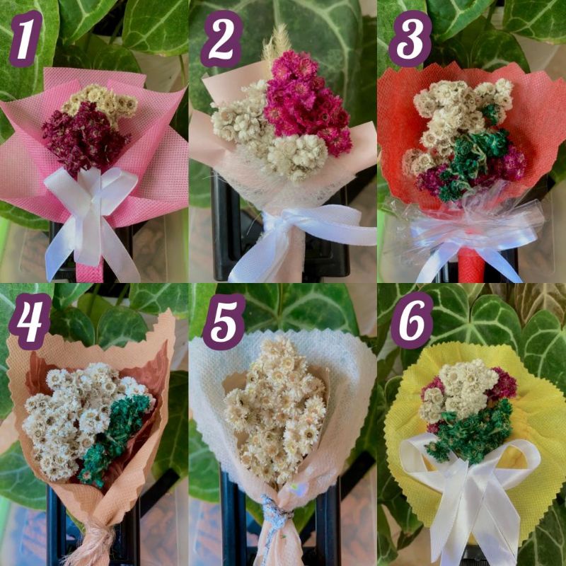 Jual small bouquet flowers | buket bunga mini | bunga edelweiss mini ...