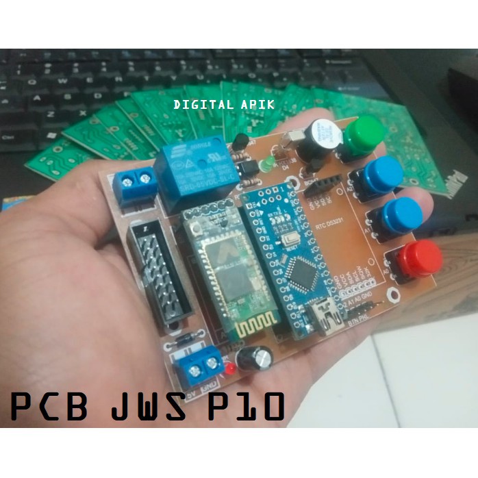 Jual Order Langsung PCB JWS P10 Arduino Nano Jadwal Sholat Running Text ...