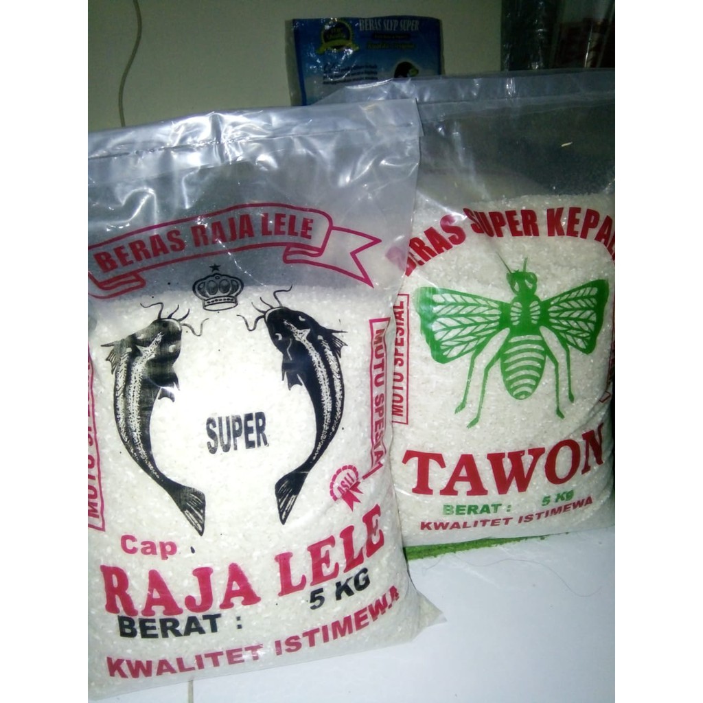 Jual Beras 5KG Raja Lele / Tawon | Shopee Indonesia