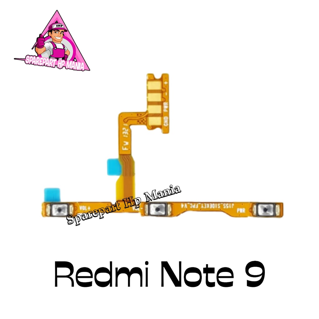 Jual FLEXIBLE ON OFF VOLUME REDMI NOTE 9 FLEX SWITCH TOMBOL POWER XIAOMI ORIGINAL | Shopee Indonesia