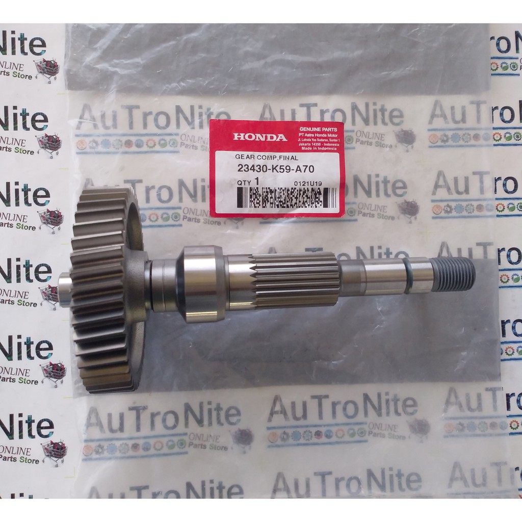 Jual As Roda Belakang Gear Comp Final 44 T 23430-K59-A70 Ori Honda Air ...
