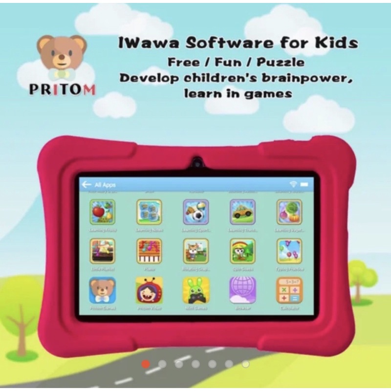Jual TOUCHSCREEN LAYAR SENTUH TS TC KIDS TABLET PRITOM K7 7 inch ...