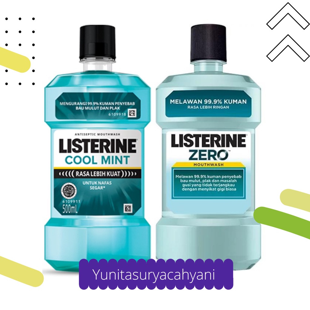 Jual PROMO beli 2 Listerine Zero/Listerine Cool Mint 500 ml | Shopee ...