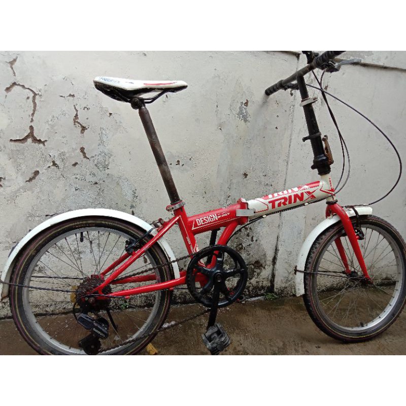 Jual SEPEDA LIPAT TRINX 20 INCH SIAP PAKAI | Shopee Indonesia
