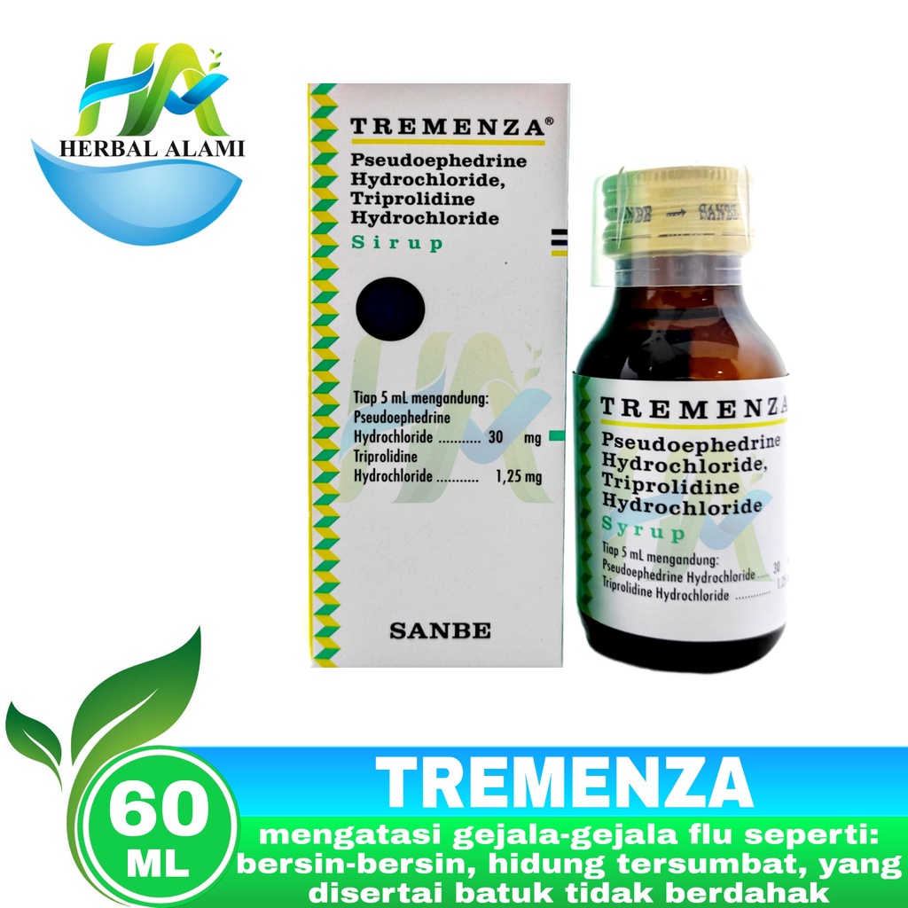 Jual Tremenza Sirup 60 ML - Obat FLU | Shopee Indonesia