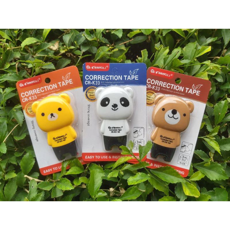 Jual TIPE EX KERTAS CORRECTION TAPE LUCU UNIK BENTUK PANDA BERUANG CUTE ...