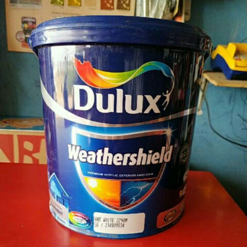 Jual Dulux Weathershield Brilliant White 2 5 Liter Promo Shopee