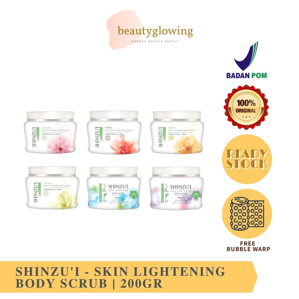Jual Shinzu'i Skin Lightening Body Scrub | Lulur Badan shinzui Skin ...