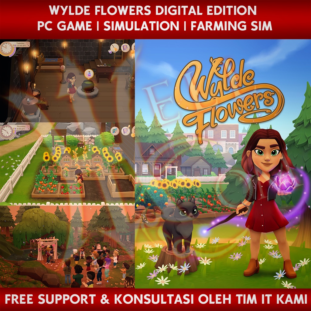 Jual WYLDE FLOWERS PC GAME | DIGITAL EDITION | SIMULATION | FARMING SIM ...