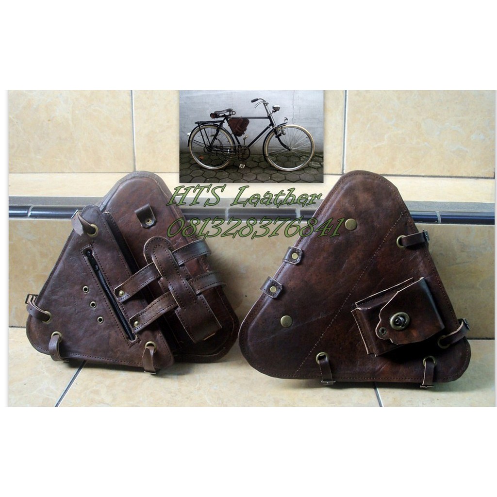 Jual TAS ONTHEL - TAS DALANGAN TEMPAT BOTOL - TAS SEGITIGA BOTOL KULIT ...
