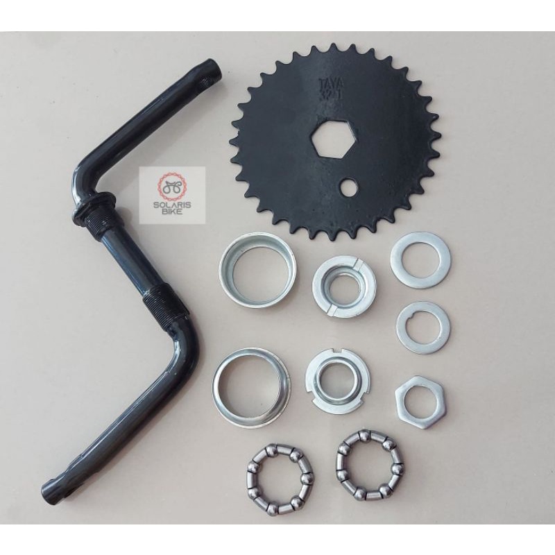 Jual GIR LANGSUNG SET CRANK SET SEPEDA ANAK BMX MINI 12 16 18 20 ...