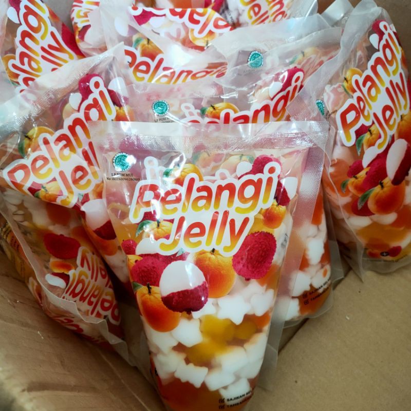 Jual Pelangi Jelly /Pelangi Bubble Mini 500gram | Shopee Indonesia