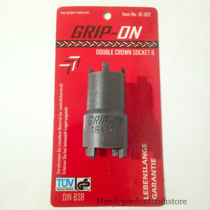 Jual Grip On Kunci Mahkota Tipe B - Kunci Mur Kopling - Double Crown ...