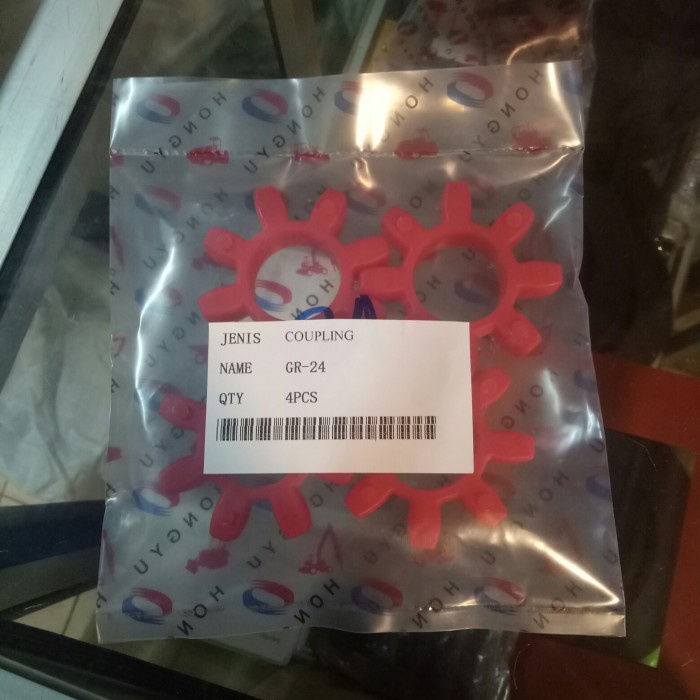 Jual rubber coupling rotex gr 24 karet kopling flexibel karet rahang gr ...