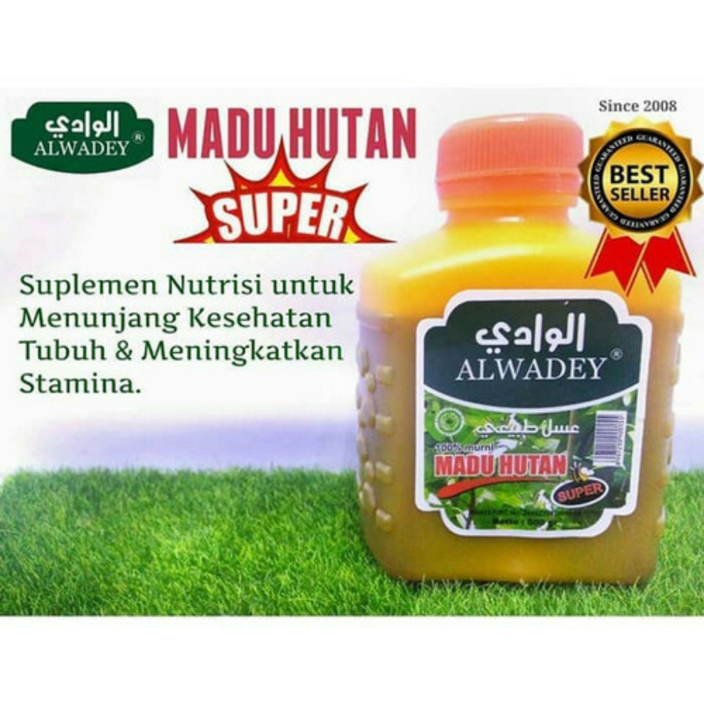 Jual Madu Hutan Super Al Wadey Honey Multiflora Asli Murni 500g AlWadey ...