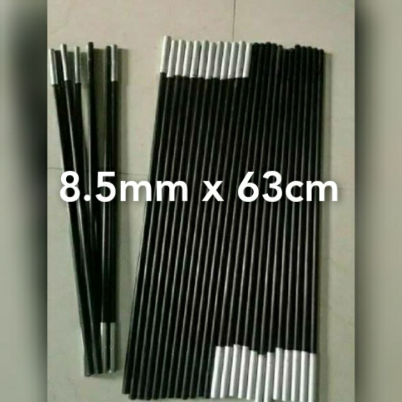 Jual (ECER/SATUAN) FRAME TENDA FIBER 8.5mm/ RANGKA TENDA FIBERGLASS ...