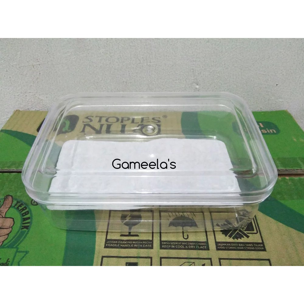 Jual Nuai 377 - Toples Plastik Mika Persegi Panjang Ukuran 250 Gr ...