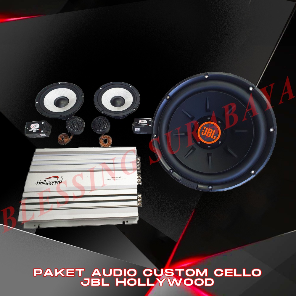 Jual PAKET AUDIO CUSTOM CELLO JBL HOLLYWOOD | Shopee Indonesia