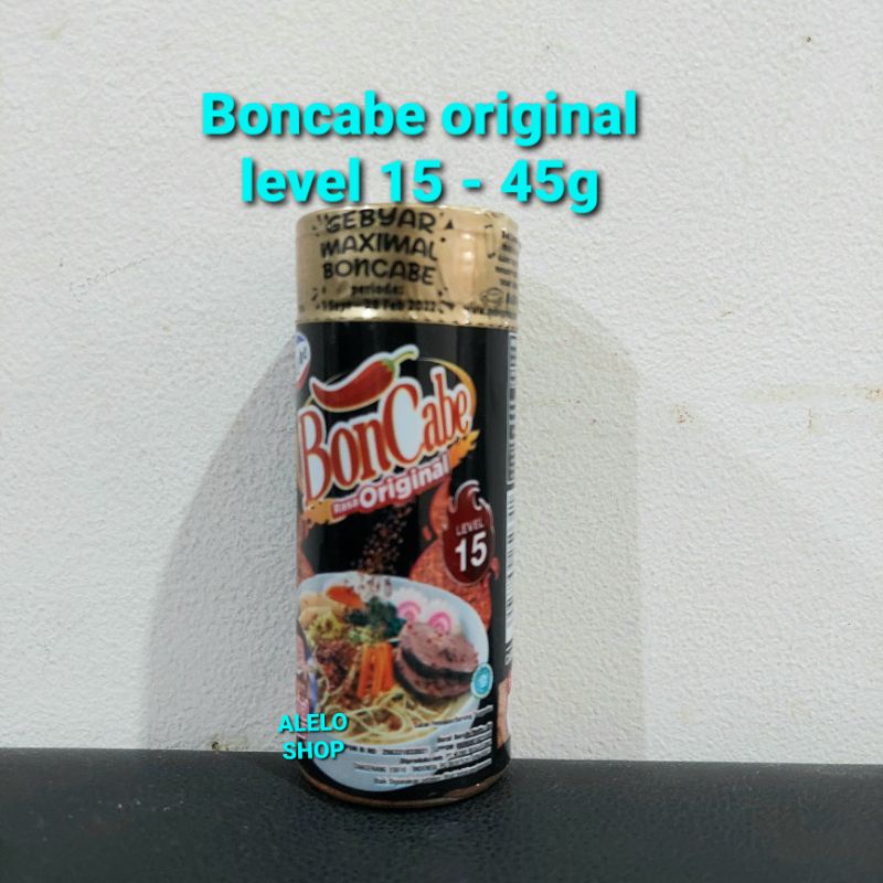 Jual BonCabe sambal tabur botol nori 3 35 g max end level 50 15 10 30 g ...