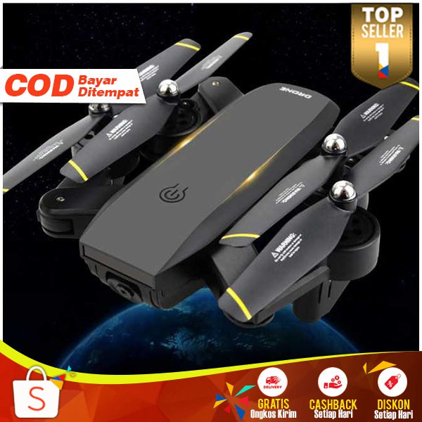 Jual Drone Selfie Quadcopter WiFi Dual Camera 2MP with Remote Drown ...