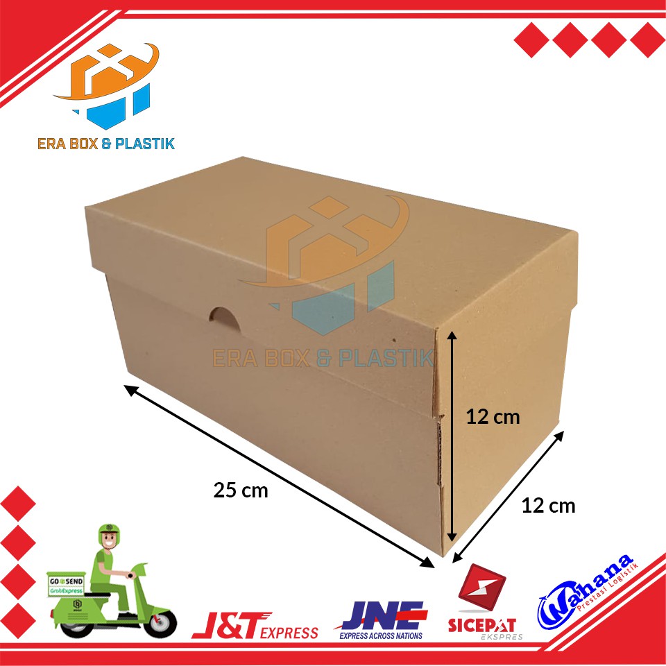 Jual Kardus 25X12X12 cm | Box | Karton Packaging | Dus Brownies | Roll ...