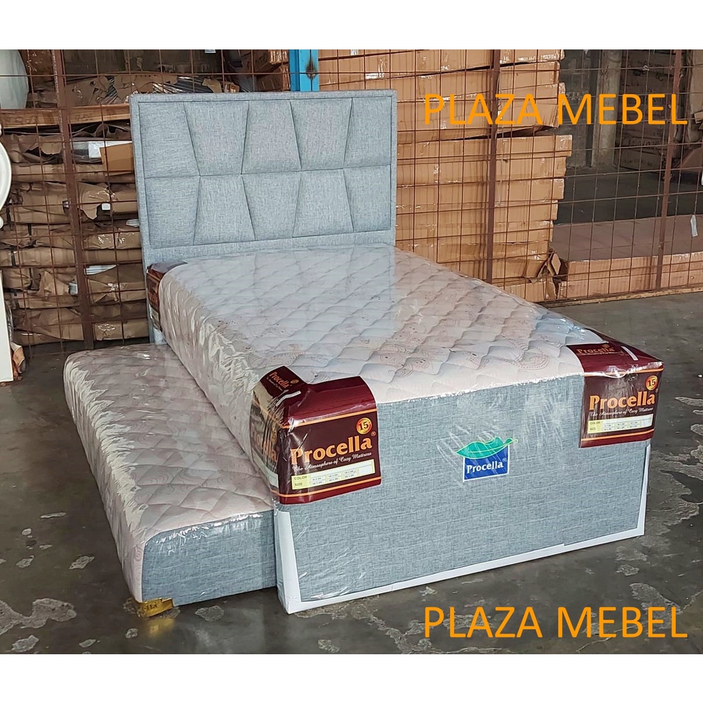 Jual SET 2in1 Springbed Twin Procella Phinisi 2 in 1 Uk. 120x200 ...