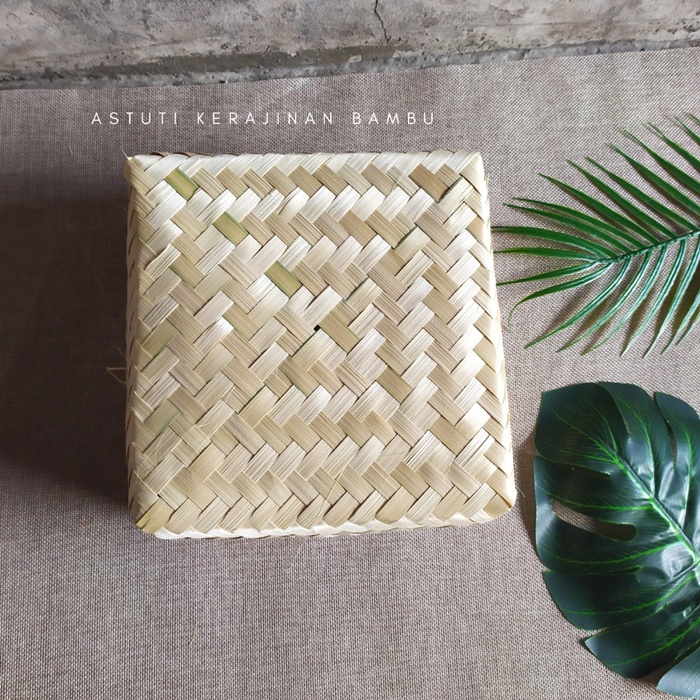 Jual Besek Bambu Natural 15 x 15 cm/Besek Bambu Jogja/Besek Bambu ...