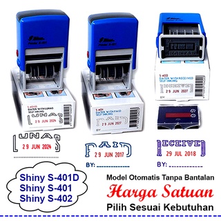 Jual Stempel Otomatis LUNAS , PAID , RECEIVED Shiny S-401D , S-401 , S-402 | Shopee Indonesia